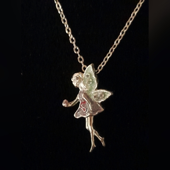 Jewelry | Tinker Bell Charm And Necklace | Poshmark